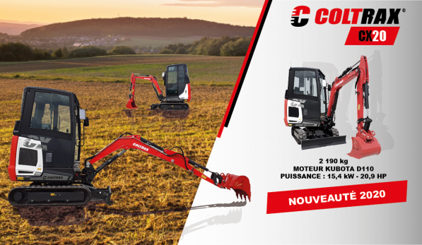 Coltrax | Mini pelles - mini chargeuses - mini dumper